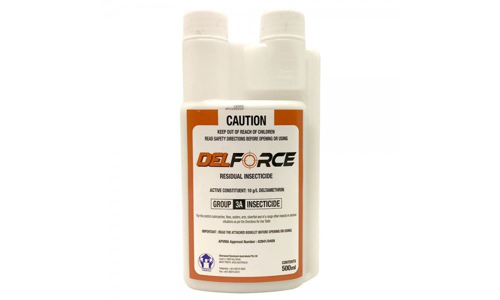 DelFORCE 10SC (Deltamethrin) Residual Insecticide - 500ml – Pest and ...